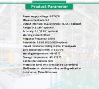 China UBIS-326Y RS232/RS485/TTL UNIVO Analog Digital Inclinometer Sensor for Angle Measurement for sale