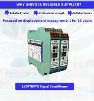 China 9-30V DC Power Input LVC4000 UNIVO Y LVDT RVDT Displacement Sensor Signal Conditioner for sale