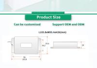 China High Precision UBIS-526Y RS232 RS485 TTL Dual Axis Inclinometer For Industrial for sale