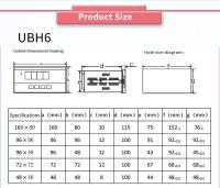 China High Precision Control Instrument for Single Channel Thermal Measurement UNIVO UBH6 Y for sale