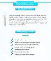 China High- UNIVO UBMD-750SY Gage Head LVDT Sensors Precise Linear Displacement Measurement for sale