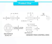 China High Sensitivity 3.5mV/V/.001 Inch UBMD-375-025Y UNIVO Miniature AC LVDT Range ±0.63mm for sale