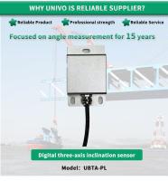 China Highly Accurate X Y Z Inclination Sensor UBTA-PLY RS422 UNIVO Dual Axis Inclinometer for sale