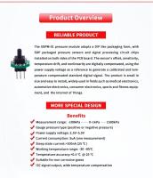 China UBPM-01 Positive And Negative Pressure Digital IIC Gases Pressure Sensor Module for sale