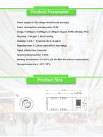 China Customizable UBGA-CO2-1Y Real Time Monitoring RS485 Gas CO2 Concentration Sensor for sale