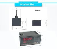 China Digital Display Instrument UNIVO UBJG-04Y Rangefinder UART CAN RS485 232 Lidar Alarm for sale