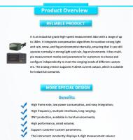 China 180m UNIVO UBJG-04Y UART CAN RS485 232 Digital Display Rangefinder with Lidar Alarm Sensor for sale