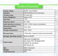 China UBHL-PY Fuel Vehicle Sensor PWM Output IP67 Protection Level And 10s Recovery Time for sale
