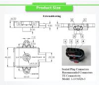 China IP67 Protection Hydrogen Leakage Sensors For UBHL-CY CAN Fuel Vehicle Detection for sale