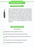 China UNIVO UBZD2000Y Rotating Machinery Vibration Sensor for Electric Motor Bearing Seats for sale
