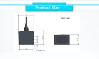 China 44mm*43mm*32mm UBJG-03Y 100m UNIVO Protective Lidar Sensor for Traffic Flow Statistics for sale
