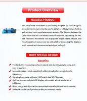 China UBDD-001 Displacement Sensor Calibrator Portable Digital LED Display Micrometer for sale