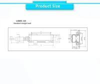 China High- UNIVO Position Linear Displacement Sensors for Industrial Grade 24V Power Supply for sale