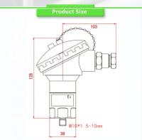 China VIBRATION SENSOR UNIVO UBZD6000 PLC/DCS for Online Monitoring of Mechanical Vibration for sale