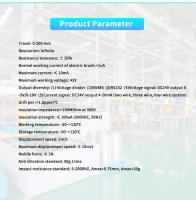 China UBRE-3 Linear Displacement Sensors For Automation Measurement Aviation Automobile for sale