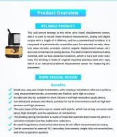 China UBPR-03Y Displacement Measuring Sensor Construction Machinery Ultimate Tool for sale