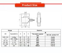 China UNIVO UBWP301Y Mechanical Arm Electronic Scale for Tension and Compression Measurement Rated Load 0-20t and Customized Support for sale