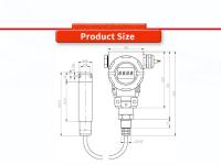 China UBPT500-601TSY Explosion Proof Liquid Level Gauge For Digital Display Monitoring for sale