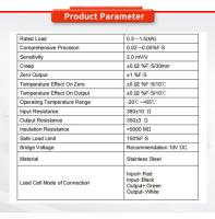 China Tension and Compression Scale with Comprehensive Precision and 2.0mV/V Sensitivity for sale