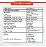 China Customized UNIVO UBWP304Y Q Robotic Arm Tension Compression Weighing Electronic Scale for sale
