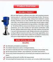 China 80G Ultra High Frequency Millimeter Wave Radar Level Gauge UBLG-80B Y Industrial for sale