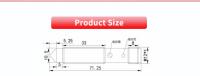 China 24VDC Capacitive Conical Liquid Level Sensor For High Liquid Level Change Detection for sale