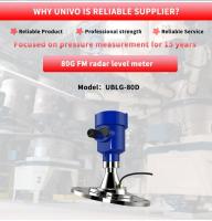 China Mounting Type UNIVO UBLG-80D 80G Radar level gauge for precise solid liquid detection for sale