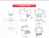 China Customized UBLG-80CY UNIVO 80G Millimeter Wave Radar Level Meter for Liquid Detection for sale