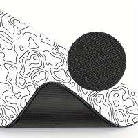 China Large Office Topographic Mousepad for Computer Pc Laptop Mouse Pad 800*300 Blue White for sale