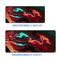 China Stock Custom Sublimation Logo XL XXL Large Computer Keyboard Liquid Deskpads Deskmats Rubber Mouse Game Mats Desk Pad Gaming Mousepad for sale