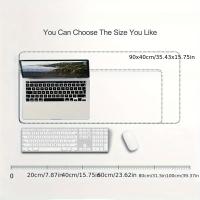 China Large Office Topographic Mousepad for Computer Pc Laptop Mouse Pad 800*300 Blue White for sale