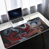 China Large Extended Desk Gamer Rubber Pad 30x70 Cartoon Abstraction Fluid Custom Mousepad for sale