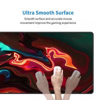 China Stock Custom Sublimation Logo XL XXL Large Computer Keyboard Liquid Deskpads Deskmats Rubber Mouse Game Mats Desk Pad Gaming Mousepad for sale