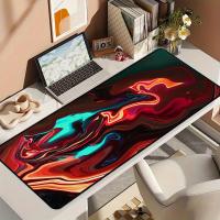 China Stock Custom Sublimation Logo XL XXL Large Computer Keyboard Liquid Deskpads Deskmats Rubber Mouse Game Mats Desk Pad Gaming Mousepad for sale