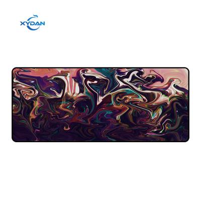 China Stock XYDAN Eco-Friendly Non-Slip Waterproof Custom Printing Fluid 40x90 Mouse Pad for sale
