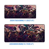China Stock XYDAN Eco-Friendly Non-Slip Waterproof Custom Printing Fluid 40x90 Mouse Pad for sale