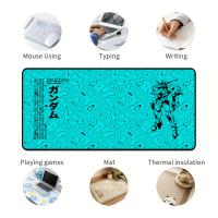 China Custom Sublimation Logo XL XXL Large Computer Keyboard Deskpads with Rubber Mouse Pad for sale