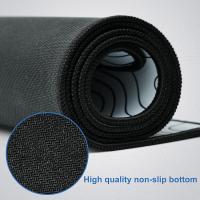 China 2/3/4/5/6mm Thickness Custom Oversize Large Keyboard Mat with White Topographic Design for sale