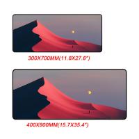 China 2/3/4/5/6mm Customizable Natural Rubber Fabric Odm Extended Deskmat Gaming Mouse Pad for sale