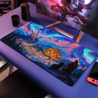 China Custom Logo Waterproof Large Gaming Extended Xxl Mouse Pad For Flat Desk Mat Laptop Pad for sale
