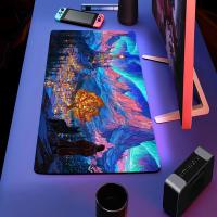 China Custom Logo Waterproof Large Gaming Extended Xxl Mouse Pad For Flat Desk Mat Laptop Pad for sale