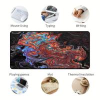 China Large Strata Liquid Fluid Mousepad For Csgo Gaming Mous Pads NO Wireless Charging OEM for sale