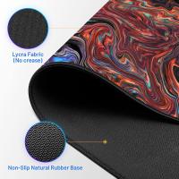China Large Strata Liquid Fluid Mousepad For Csgo Gaming Mous Pads NO Wireless Charging OEM for sale