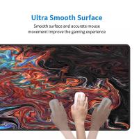 China Large Strata Liquid Fluid Mousepad For Csgo Gaming Mous Pads NO Wireless Charging OEM for sale