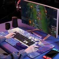 China Private Mold XYDAN Custom Logo Rubber Gaming Mouse Pad with CMYK Sublimation Printing for sale