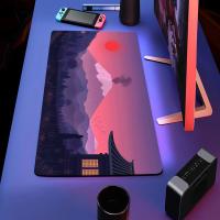 China Gaming Style Custom Cartoon Character Keyboard Mouse Pad 900*400mm XL Mousepads with Logo for sale