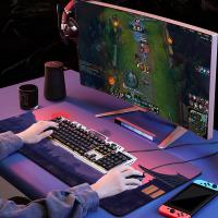 China Gaming Style Custom Cartoon Character Keyboard Mouse Pad 900*400mm XL Mousepads with Logo for sale