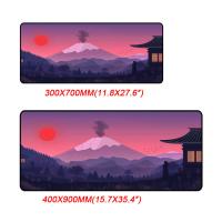 China Gaming Style Custom Cartoon Character Keyboard Mouse Pad 900*400mm XL Mousepads with Logo for sale