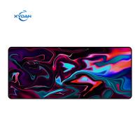China Custom Eco-Friendly Non-Slip Waterproof Rubber Large Size Mouse Pad with Lock Edge for sale