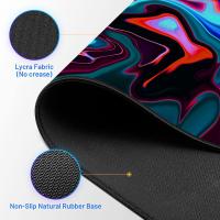 China Custom Eco-Friendly Non-Slip Waterproof Rubber Large Size Mouse Pad with Lock Edge for sale